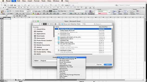 importing data to excel youtube