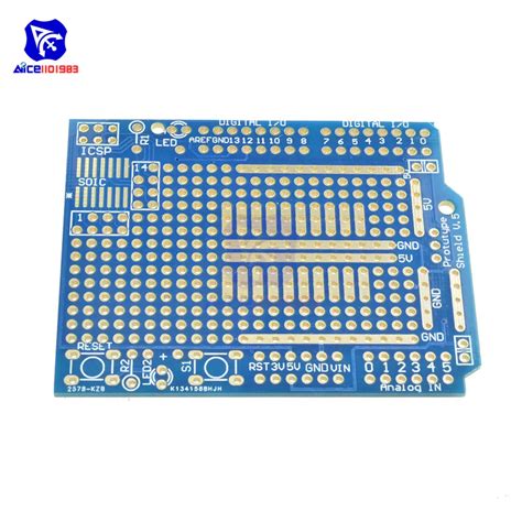 【kamdss015】diymore prototype pcb board for arduino uno r3 fr 4 fiber