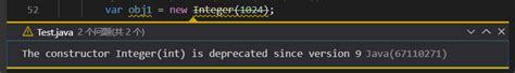 Java警告：the Constructor Integerint Is Deprecated Since Version 9 阿腾木的小世界