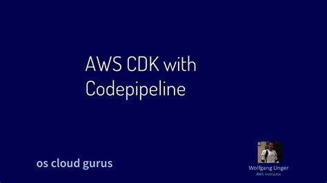 Aws Codepipeline With Cdk Youtube