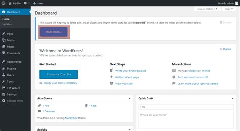 Monstroid 2 How To Install The Default Skin Template Monster Help