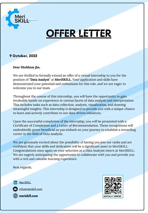 Shubham Jha On Linkedin Meriskill Data Internship