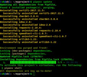 How To Manage Python Packages Using Pipenv OSTechNix