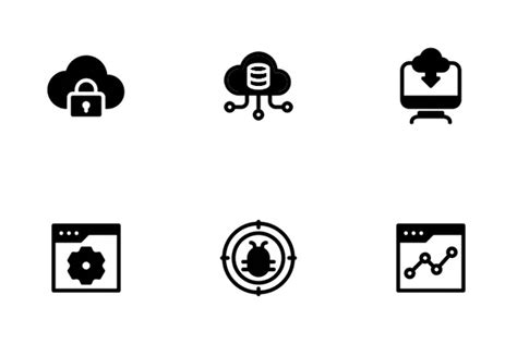 Download Web Design Development Glyph Icon Pack Available In Svg Png