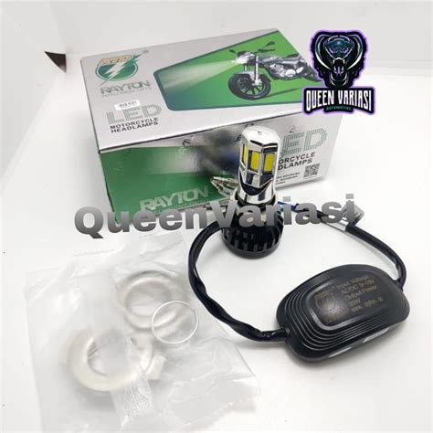 Jual Lampu LED Motor 6 Sisi AC DC H6 35W RTD 6 Mata 100 ORI RTD PUTIH Shopee Indonesia