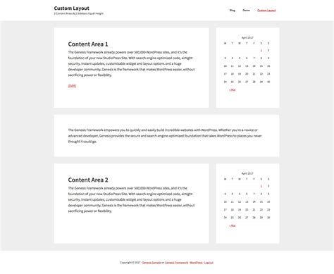 Content Sidebar Content Sidebar Layout For Genesis