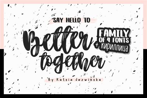 Better Together Script Free Font Free Fonts