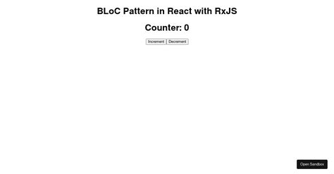 Bloc Pattern Codesandbox