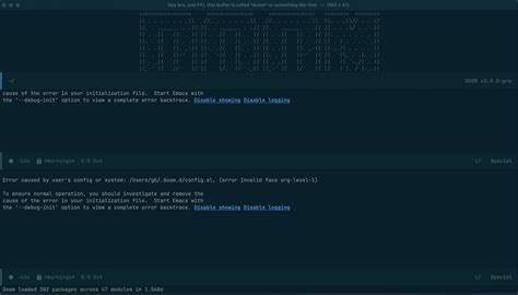 i get this error on startup error invalid face org level 1 r emacs