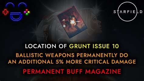 Grunt Issue 10 Magazine Location Starfield Youtube