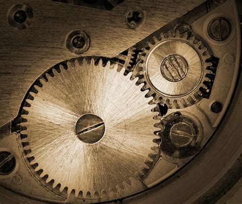 Premium Photo Clock Mechanism