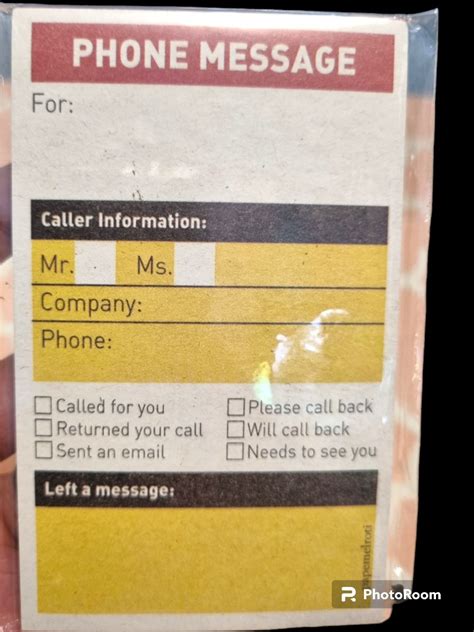 Palm Sized Papemelroti Phone Message Notepad Kraft Paper Hobbies And Toys Stationary And Craft