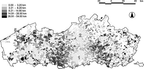 Theoretical Minimum Commuting Distance In Home Work Travel Origin Download Scientific Diagram