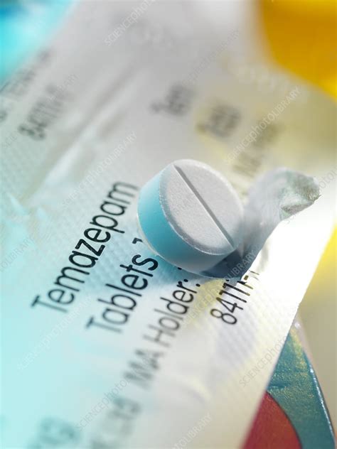 Temazepam Sleeping Tablet Stock Image M6300389 Science Photo Library