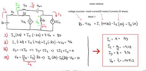 can this be solved using mesh analysis r electricalengineering