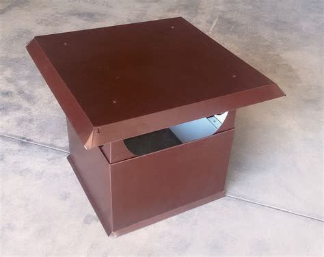 шапка за комин кафява плоска Стоилова 2004 ЕООД Варна