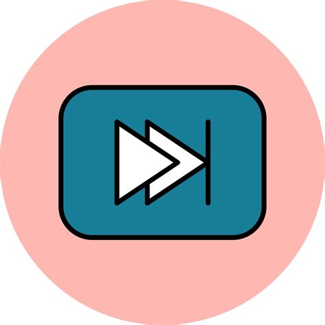 Fast Forward Vector Icon 20357876 Vector Art At Vecteezy