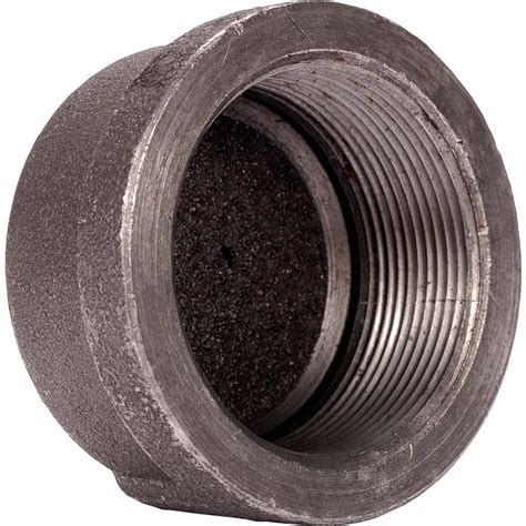 2 Cap Sch 40 Black Pipe Fitting Class 150 Bp1102 Hi Line Inc