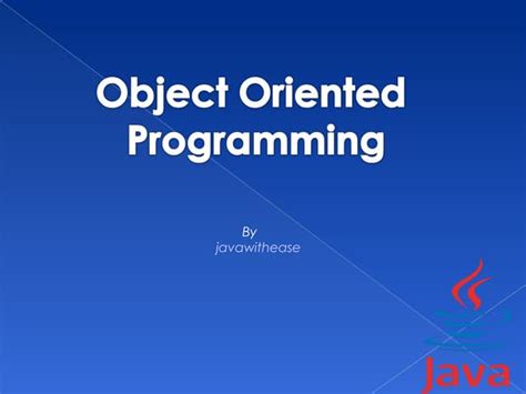 Java Oops And Fundamentals Ppt
