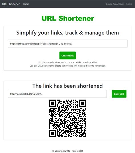 Github Tanhongitrailsshortenerurlproject Url Shortener Is A Free