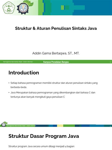 04 Struktur Program Java Pdf