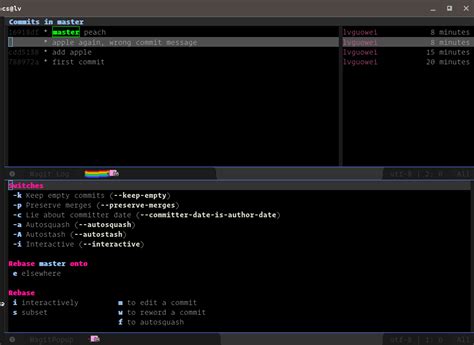 Magit Tutorial Rebase Part I