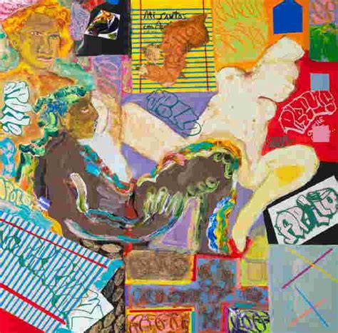 Gerry Mitchell Abstract Graffiti Acrylic On Canvas