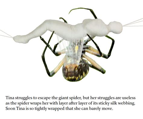 The Giant Spider Captures Tina By Paulm131 On Deviantart