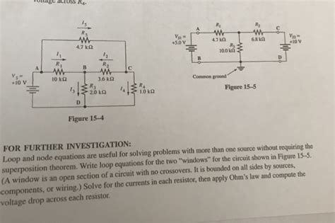 solved loop and node equations are useful for solving