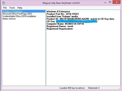 Find Product Key From Installed Windows