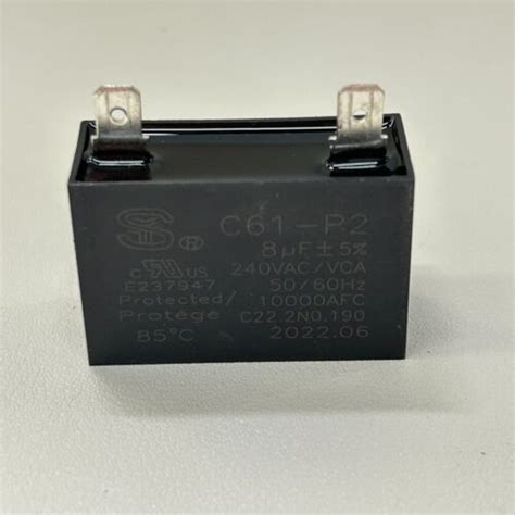 Oem Whirlpool C61 P2 8uf C22 2no 190 Capacitor For Uxt5236bds Range