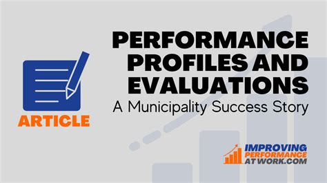 Using Performance Profiles And Evaluations To Define Roles And Measure Success