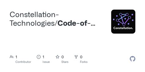 github constellation technologies code of conduct