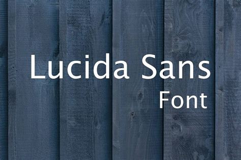 Lucida Sans Font Free Download