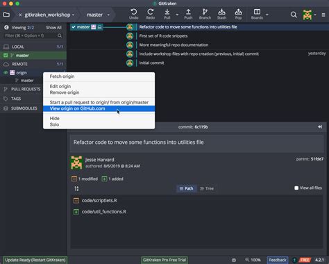 git hub remote introduction to version control gitkraken github