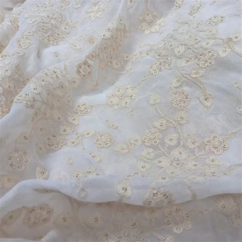 Designer Allover Coding Embroideryf Fabric At 692 Meter In Surat ID 2853883464812