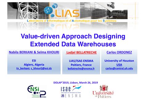 Ppt Value Driven Approach Designing Extended Data Warehouses Nabila