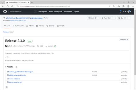 Ipv4ipv6 W6100 Evb Pico With Arduino Ide Rraspberrypipico
