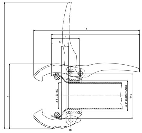 Abmessung Perrot Kupplung