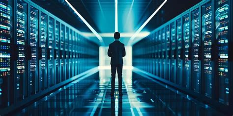 Premium Photo Expert In Cybersecurity Monitoring Network Operations