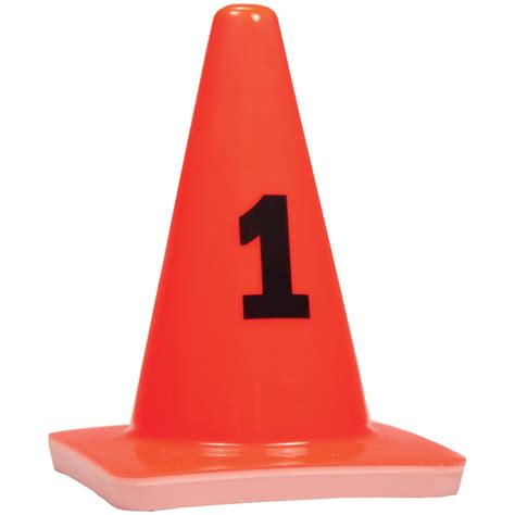 5 Rubber Marking Cones