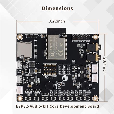 Carte de développement audio ESP32 audio kit ESP32-A1S