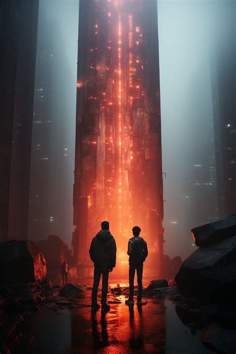 An Ominous Giant Monolithic Structure