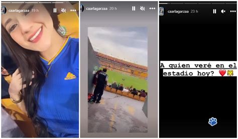 Carla Garza volvió al estadio Universitario para apoyar a Tigres