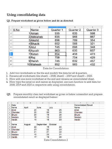 Practice Sheet1 Computer Application Pdf Worksheet