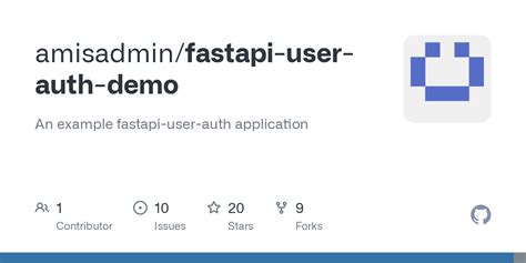 GitHub Amisadmin Fastapi User Auth Demo An Example Fastapi User Auth