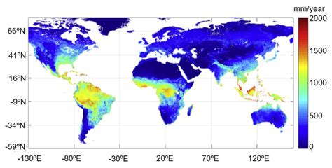 An Example Of Global Evapotranspiration Derived From The Modis