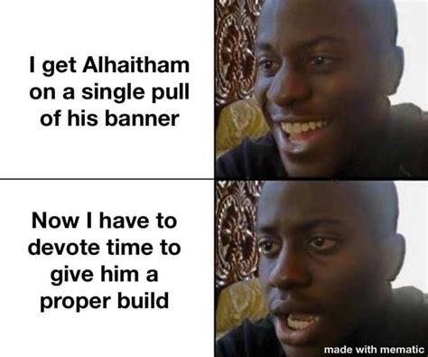 Building Characters Properly Is So Tedious Rgenshinmemepact