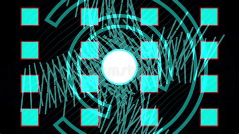 Pulsating Neon Disco Background Vj Loop Stock Video Video Of Festive Dance 258167649