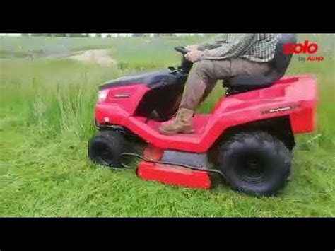 AL-KO T22-110 HDH-A V2 High Grass Mulching Lawn Tractor - YouTube